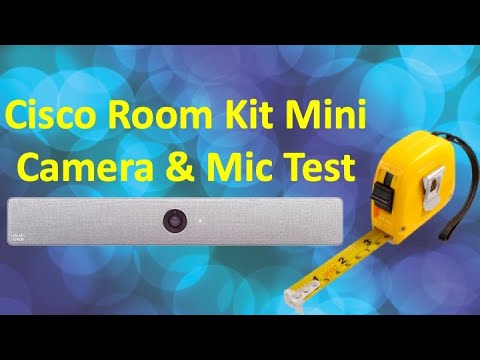Cisco Kit Mini Camera and Mic Maximum Test - YouTube