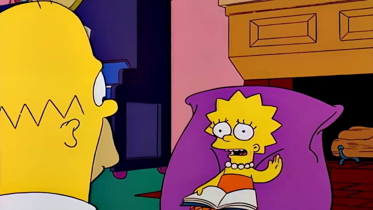 Lisa asusta a Homero | Los Simpson Latino - YouTube