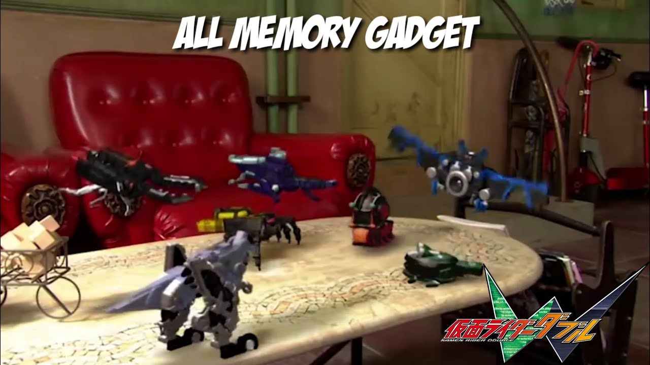 All Memory Gadget in Kamen Rider W - YouTube