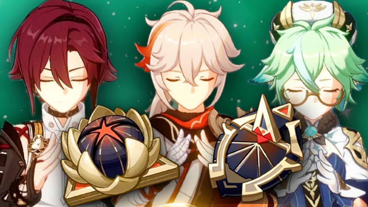 Gilded Dreams on Anemo characters (Kazuha, Sucrose, Heziou) | New ...