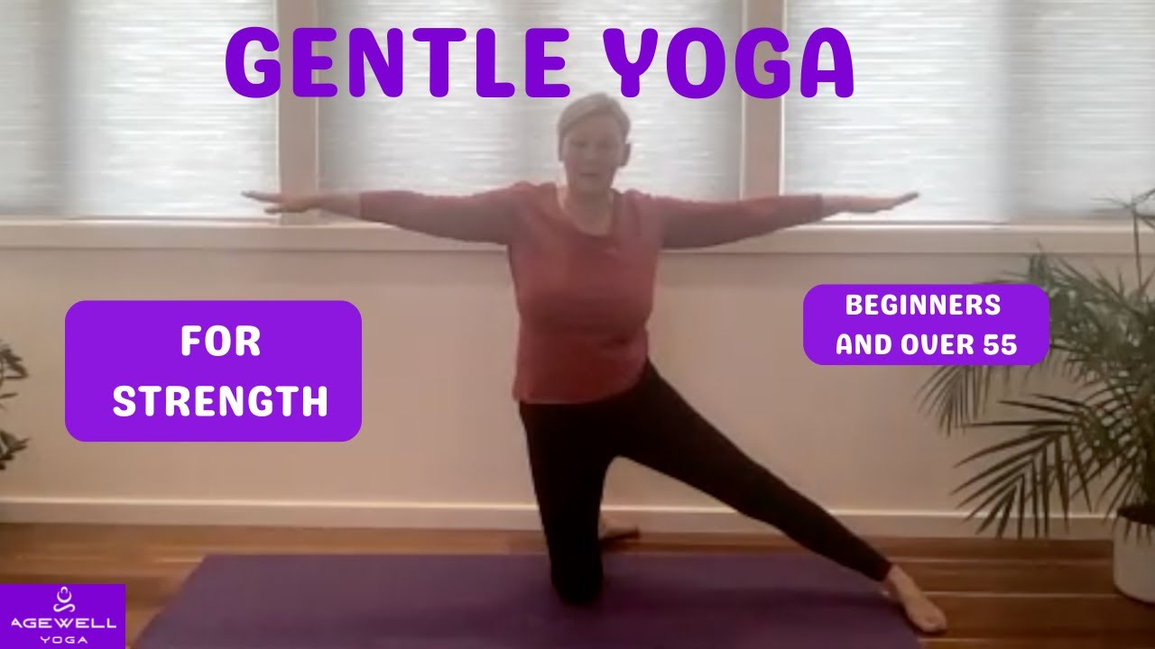 1 Hour Gentle Yoga for Strength and Flexibility - YouTube