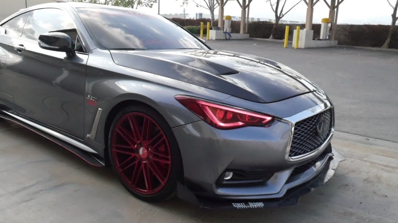 THE SICKEST Q60 IVE EVER SEEN! // RSR LOWERING SPRINGS GET INSTALLED ...