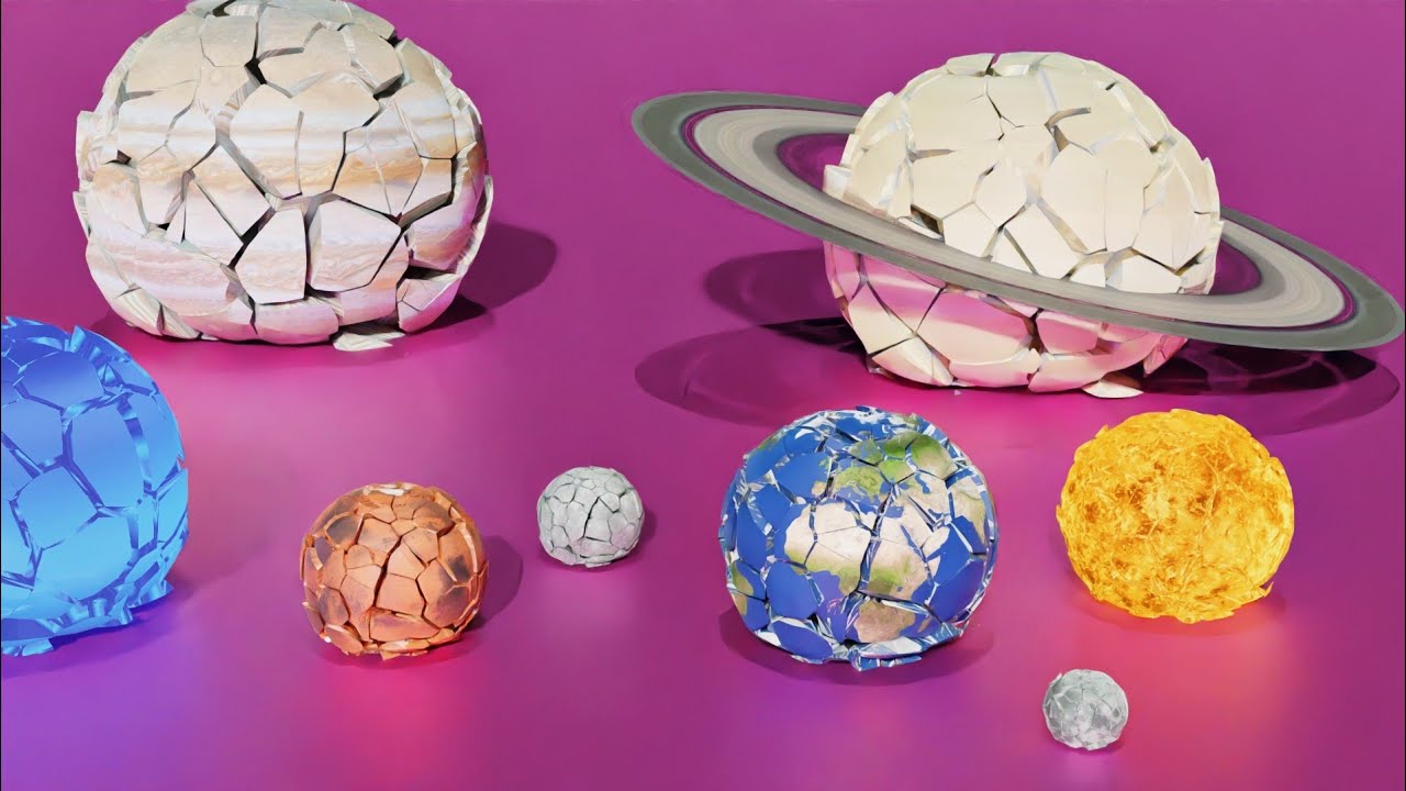 Planet Break || Solar System Planet Size Comparison 3D || Universe Size ...
