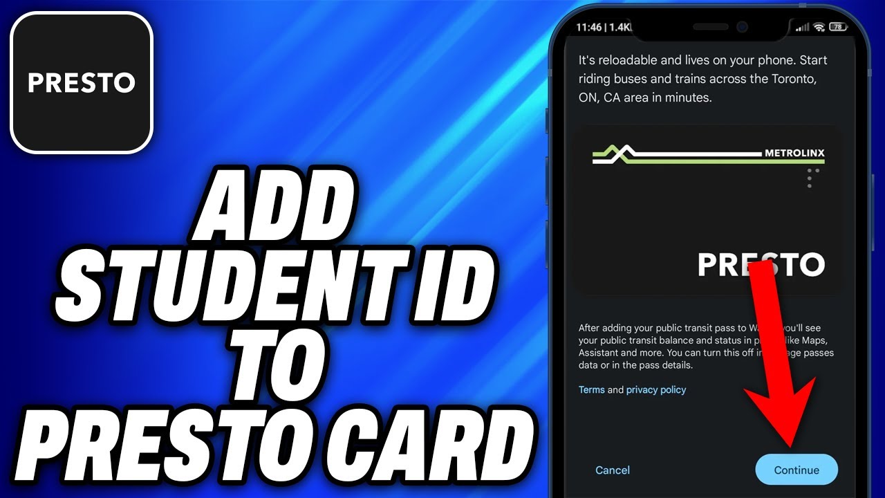How To Add Student ID to Presto Card - Easy Fix - YouTube