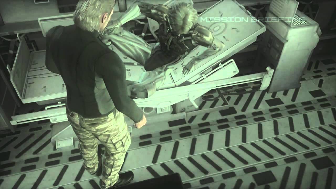 MGS4 ACT 4 - 2 Shadow Moses Mission Briefing02 - YouTube