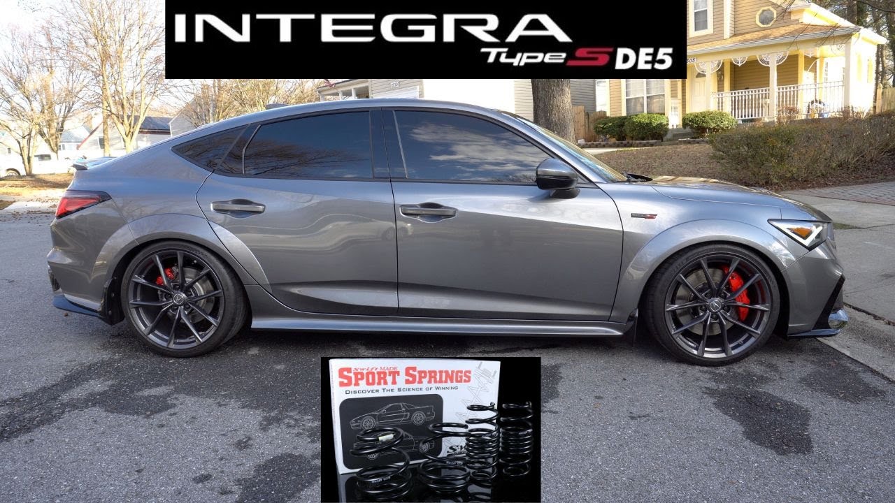 Installing Swift Springs On My Dad 2024 Integra Type S (DE5)! PART 1! 🔥 ...