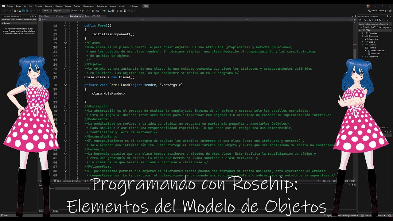 Elementos del Modelo de Objetos | Programando con Rosehip - YouTube