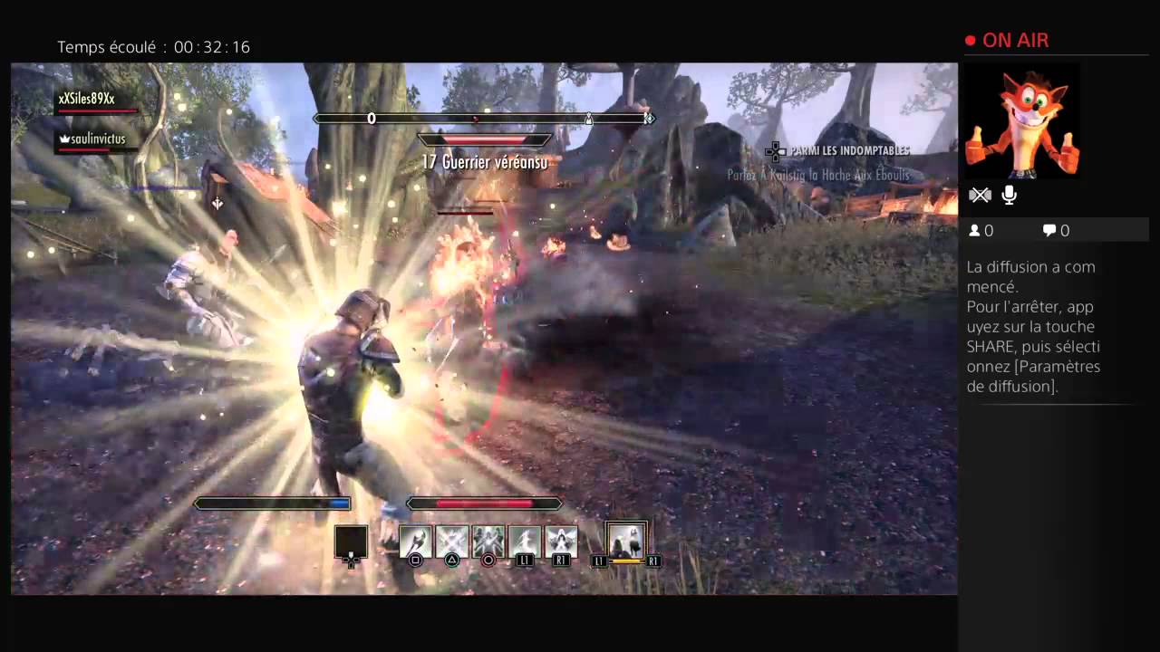 the elder scrolls online (bash de mobb pour xp ) - YouTube