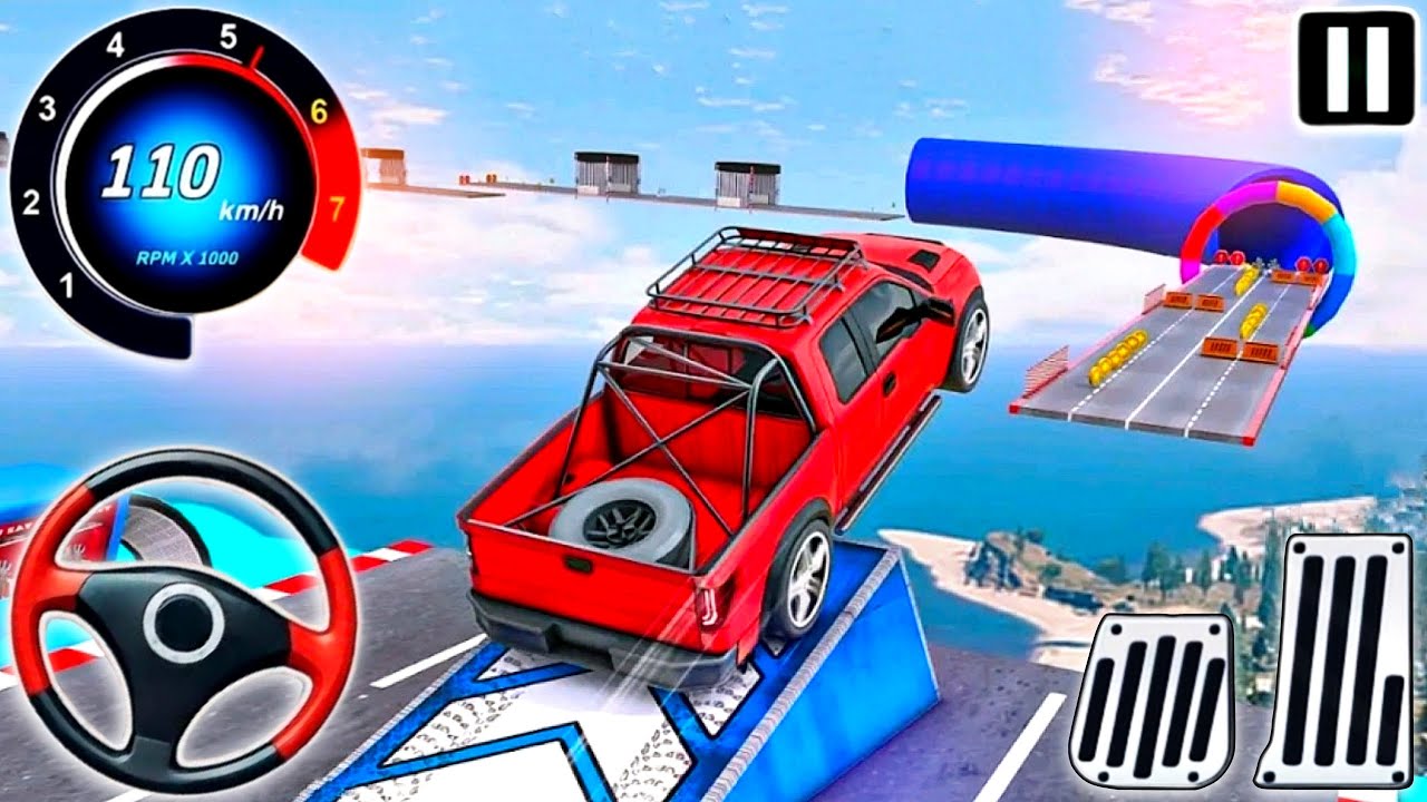 Crazy Ramp Car Stunt Racing 3D - Mega Ramp Car Stunt Game - Android ...