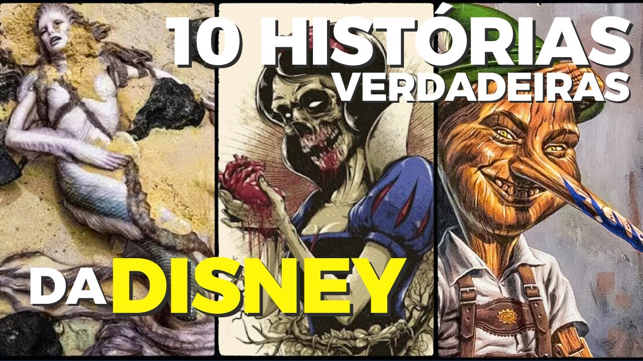 10 histórias verdadeiras por trás dos contos de fadas da Disney - YouTube