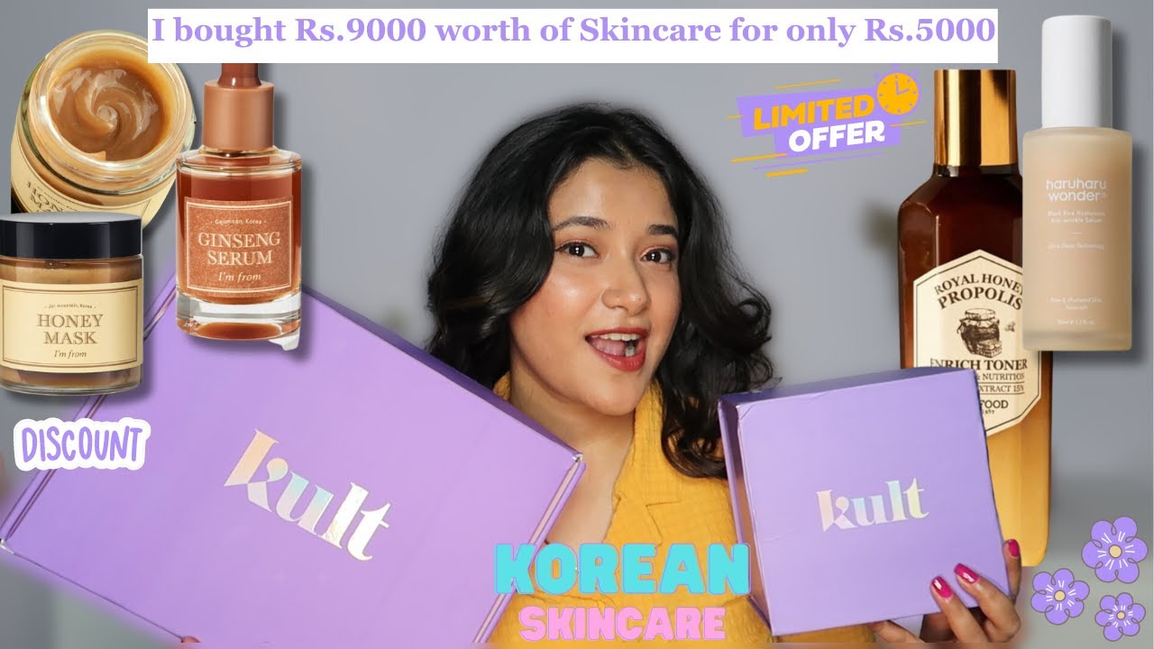 Crazy Discount on Korean Skincare || Kult App Haul #kultapp - YouTube