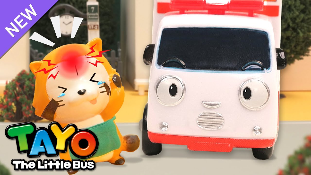 The Bad Raccoons Got Boo Boo 🚨 RESCUE TAYO | Tayo Rescue Team Toy Song ...