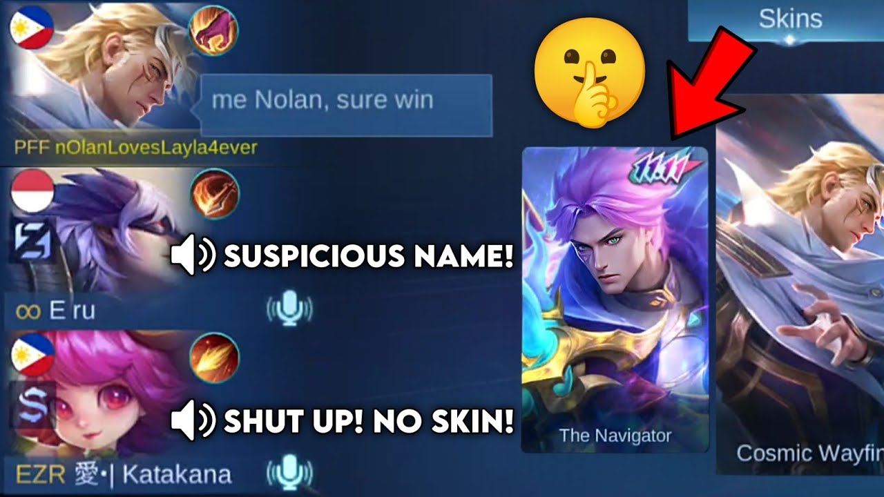 NOLAN "NO SKIN" PRANK IN HIGH RANK!!🤫 (SO FUNNY!) NOLAN NEW 11.11 SKIN ...