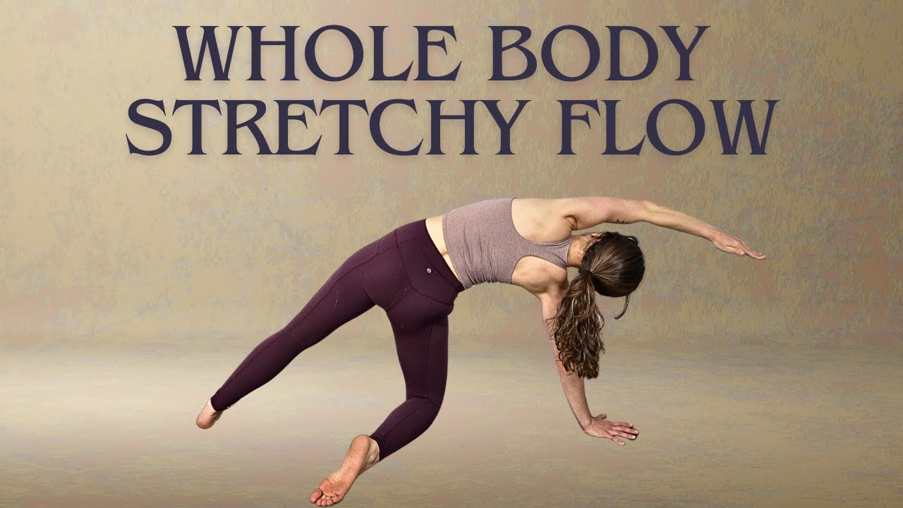 45 Min Whole Body Stretchy Yoga Flow Intermediate - YouTube