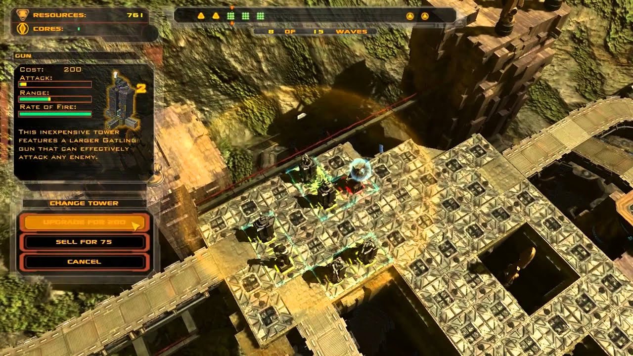 Barrier to Entry - Poison Core Mode Gold Medal - Defense Grid: The ...