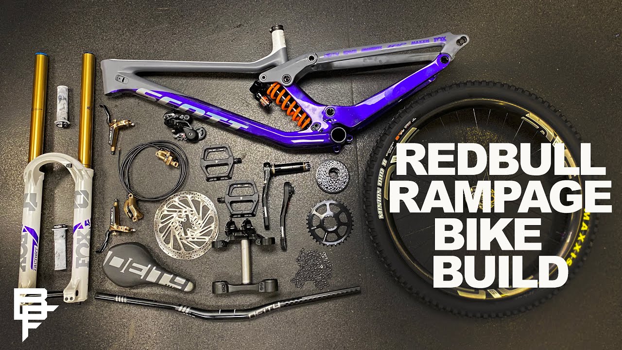 REDBULL RAMPAGE BIKE BUILD! THE LUCKIEST BIKE ALIVE!! - YouTube