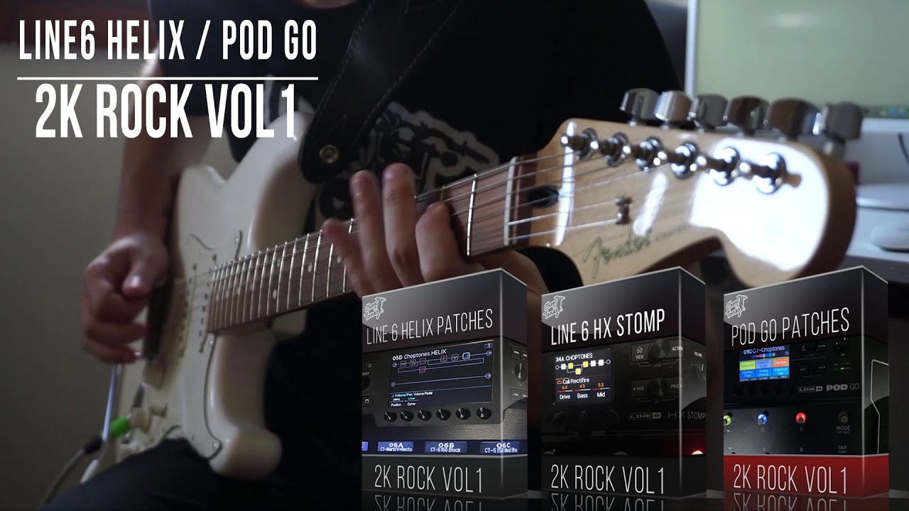 Line 6 Helix Series / POD Go Patches | 2K Rock vol1 | Audioslave ...