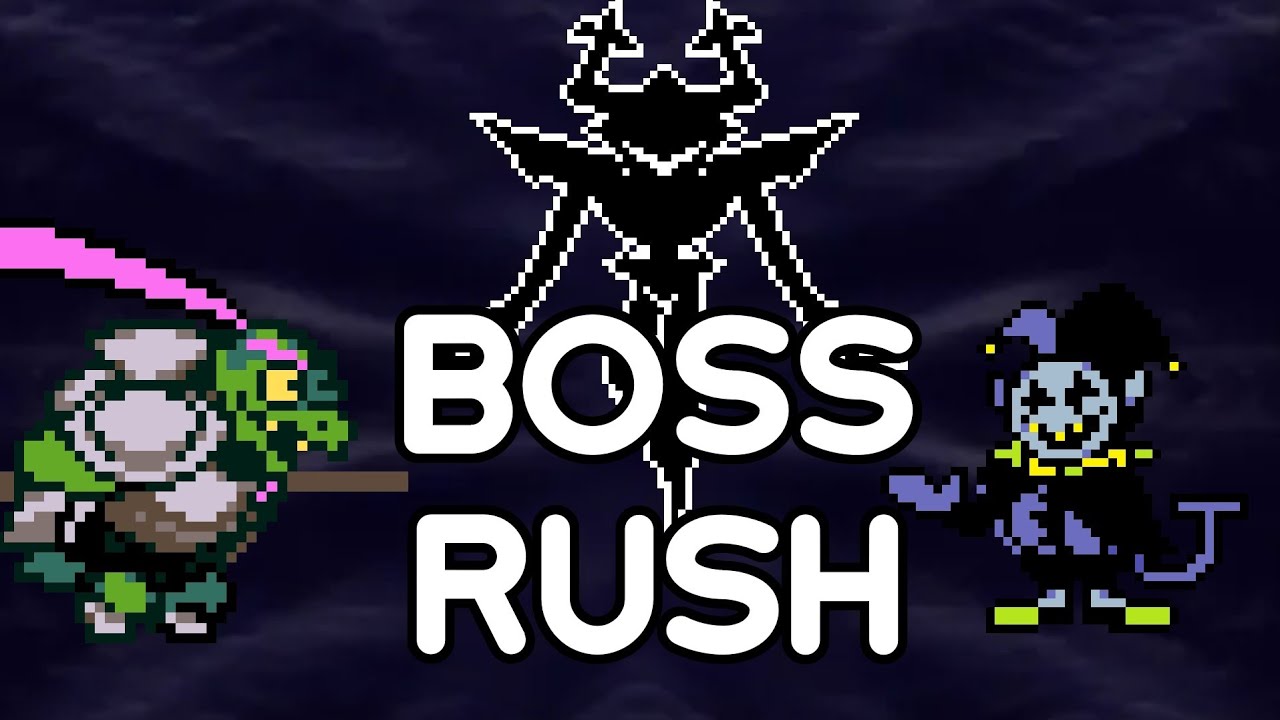 Fighting Secret Bosses at Once | Deltarune Secret Boss Rush Mod - YouTube