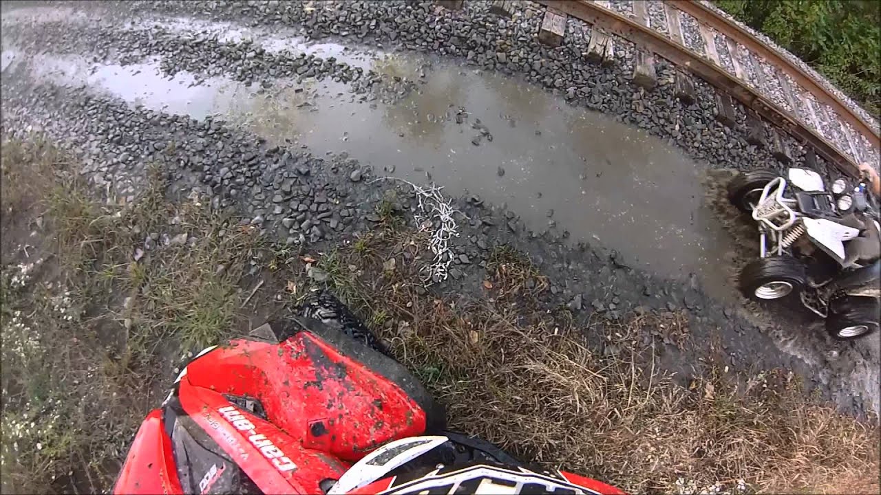 Can Am Renegade Mudding And Hill Climbs - YouTube