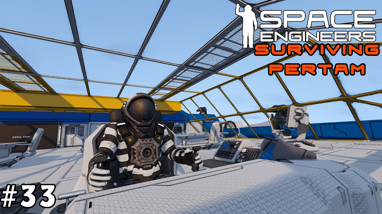 Space Engineers Surviving Pertam: Test Driving The Mobile Base | Part ...