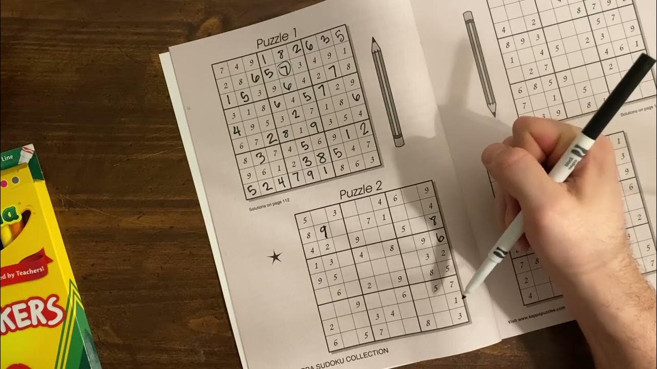 Asmr Doing Sudoku Counting And Mumbling Softly Part 1 Youtube