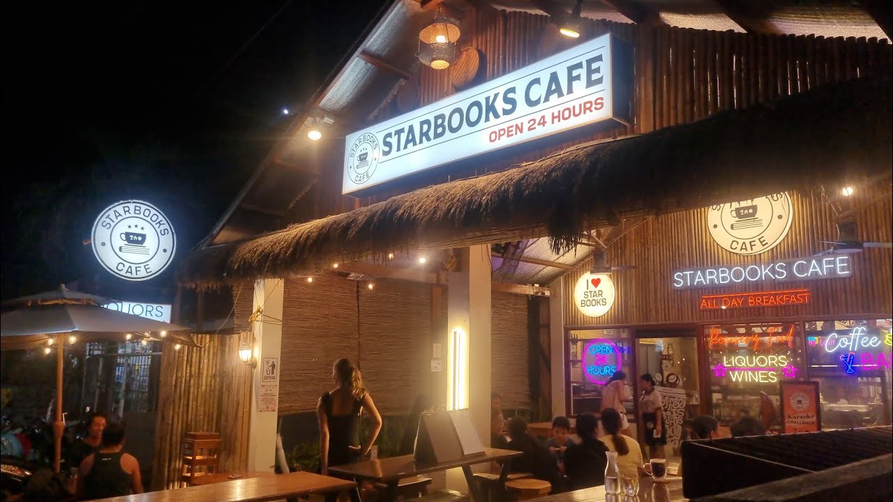 Starbooks Cafe, Siargao, Philippines - YouTube