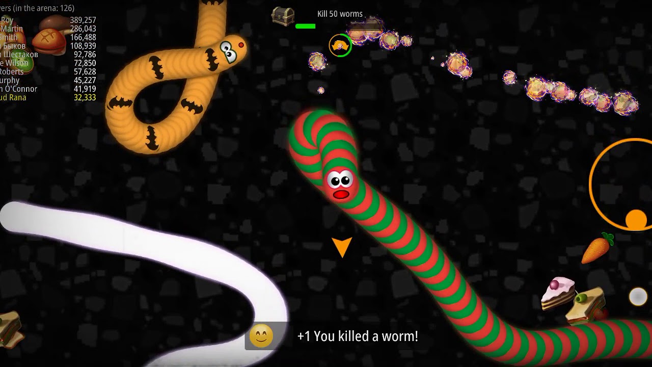 Wild spike, Worm zone game 0 - Top 5tth - YouTube