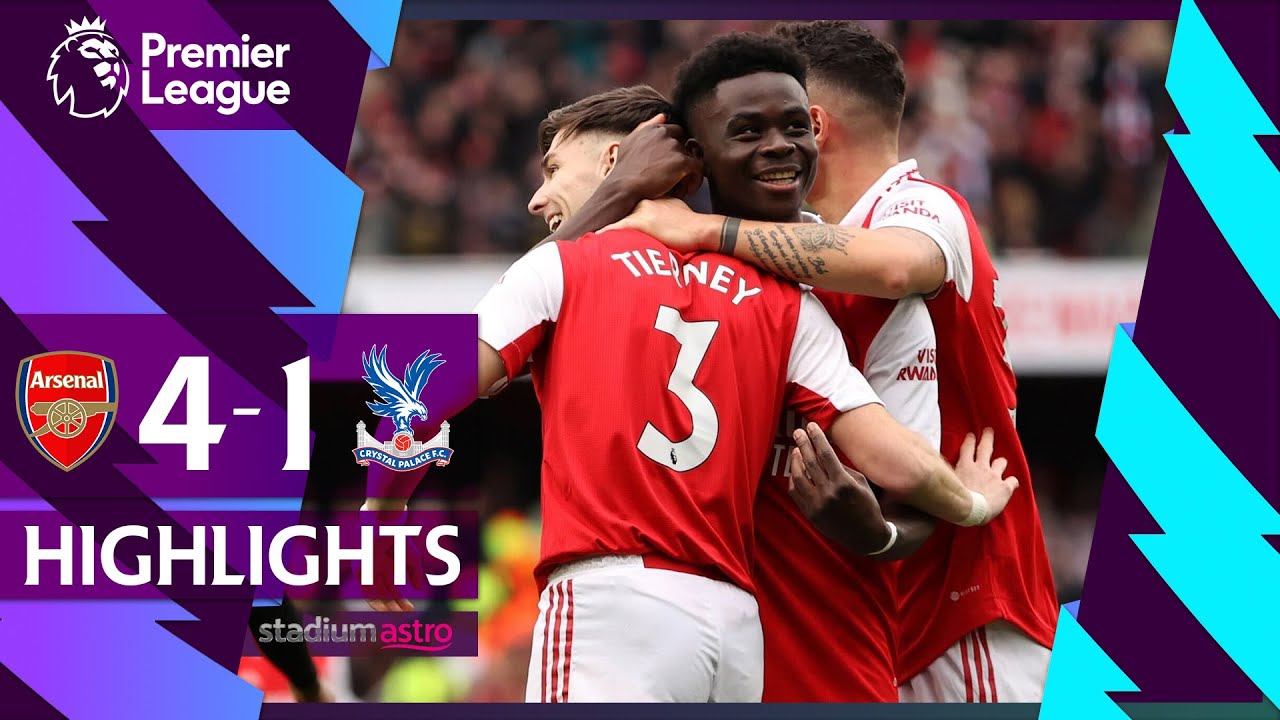 EPL Highlights: Arsenal 4 - 1 Crystal Palace | Astro SuperSport - YouTube