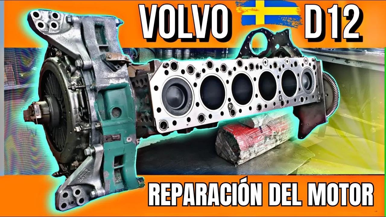 ¡Increíble reparación de un motor con 2 400 000 km en VOLVO D12! - YouTube