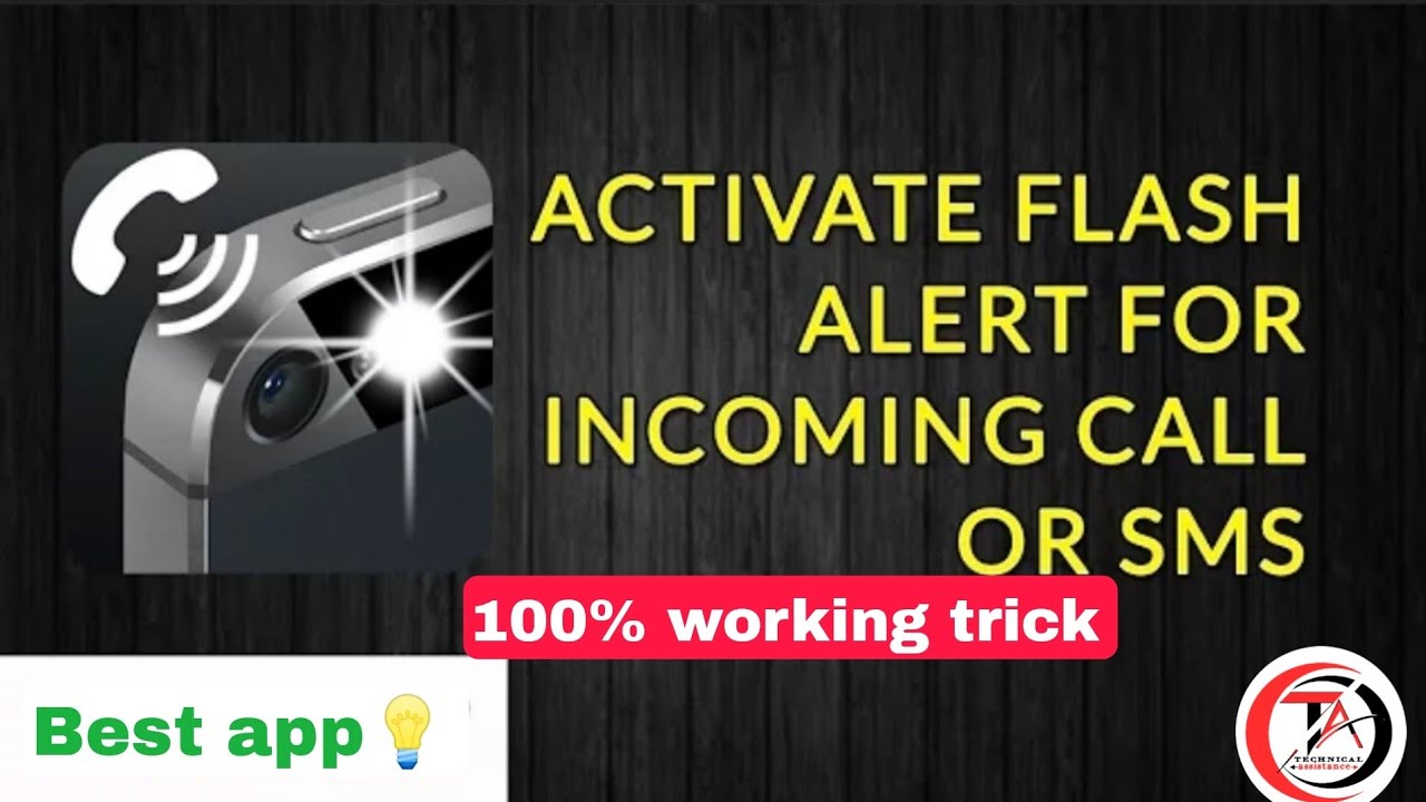 How to activate Flash Alerts For Incoming Call or SMS on Android one ...