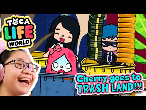 Toca Life World - Cherry Goes To TRASHLAND????