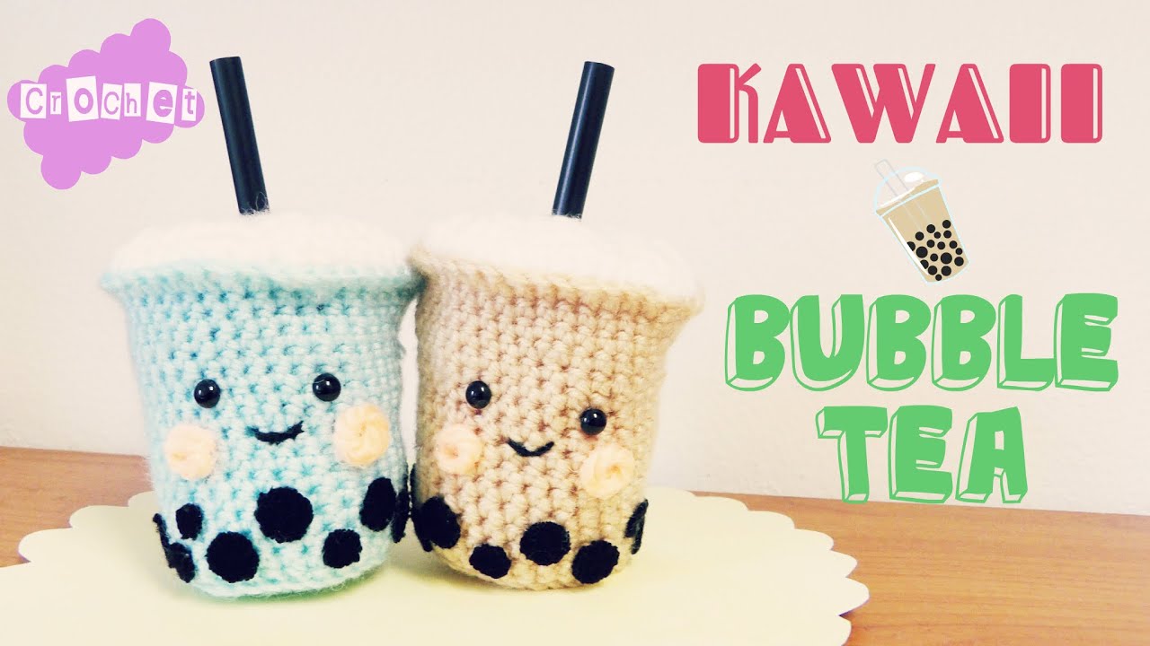 Kawaii Boba Drink | Crochet Amigurumi Tutorial - YouTube