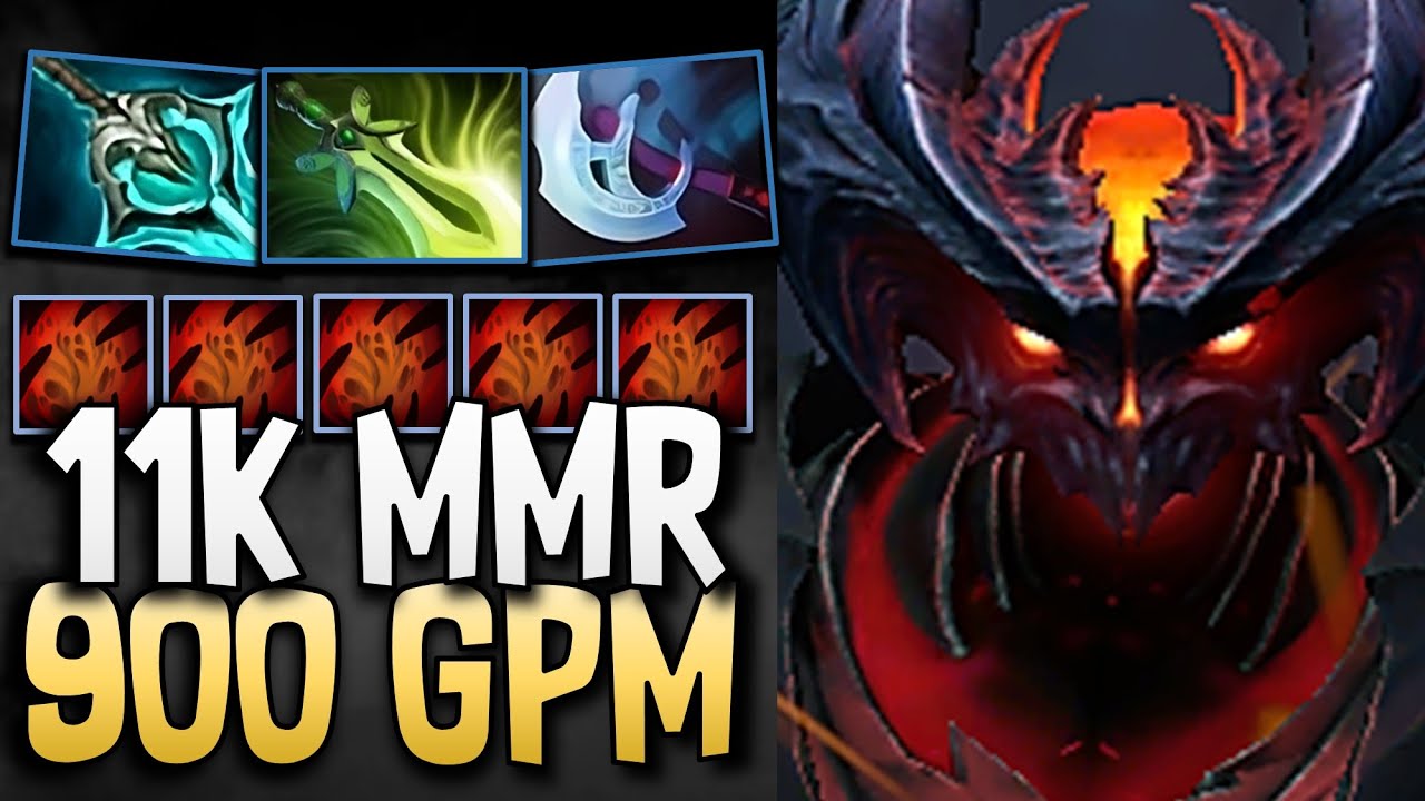 Shadow Fiend Dota 2 7.35 with 11K MMR and Disperser - Dota Gameplay ...
