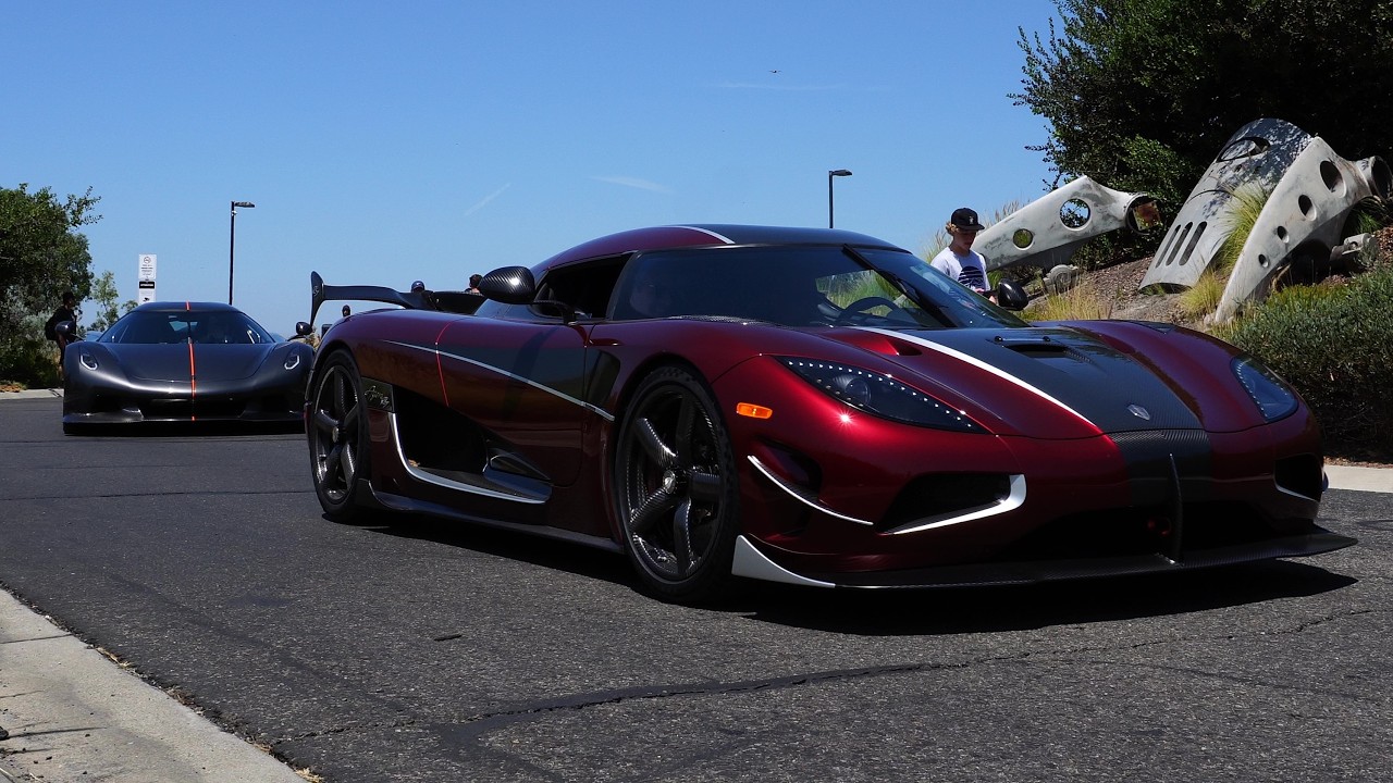 20+ Hypercars Takeover SoCal Biggest Car Meet! Pagani Zonda R, 5x ...