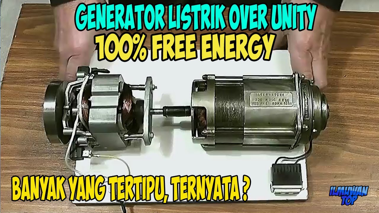 GENERATOR LISTRIK OVERUNITY ABADI, Free Energy Membuat Listrik Gratis ...