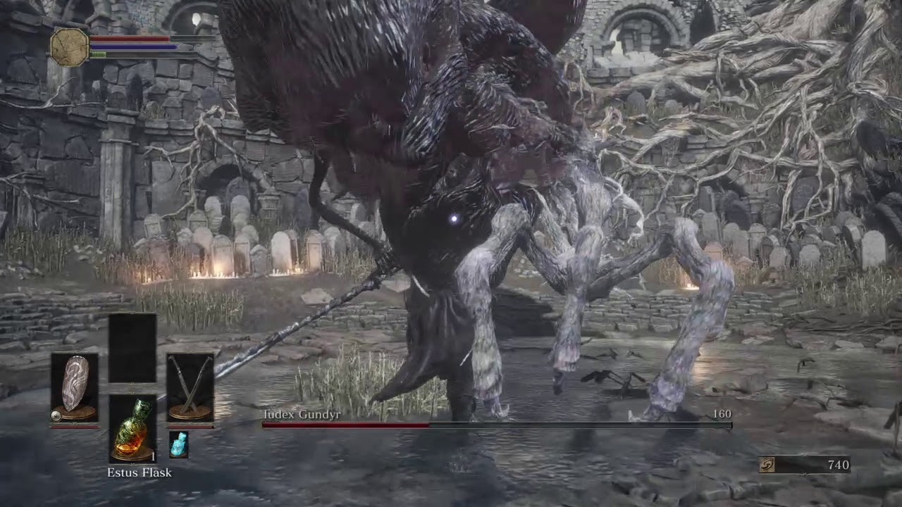 First Boss of Dark Souls 3 - YouTube