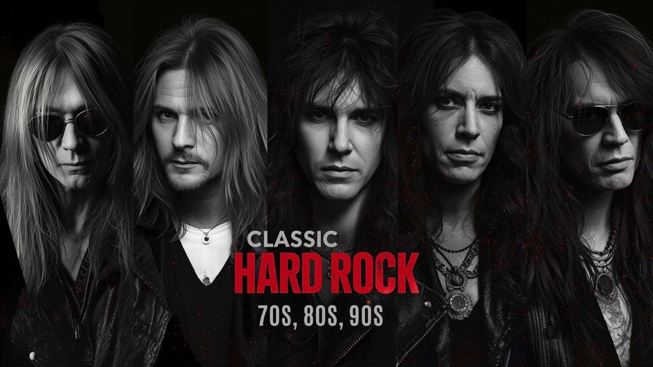 Metal Rock💀🔥 Classic Hard Rock Music Mix Power Metal for Work & Leisure ...