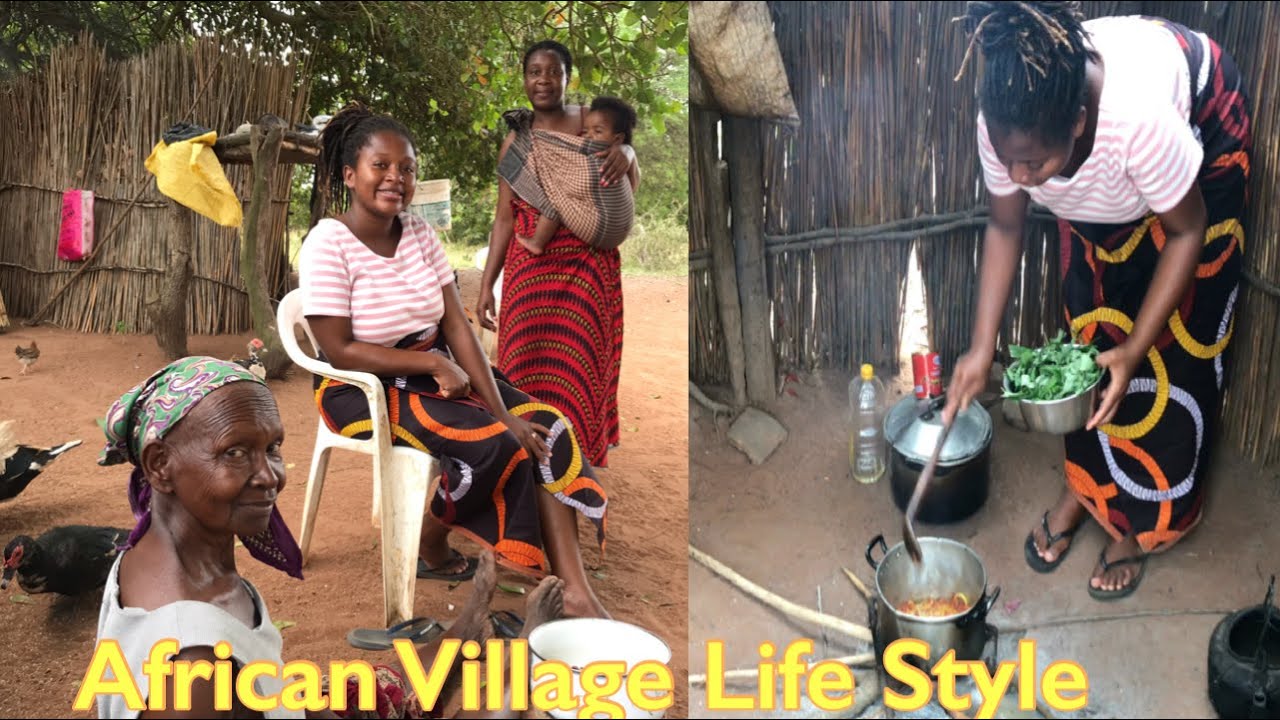 DAILY ROUTINE VILLAGE LIFE IN AFRICA/MOZAMBIQUE/COOKING RURAL STYLE ...