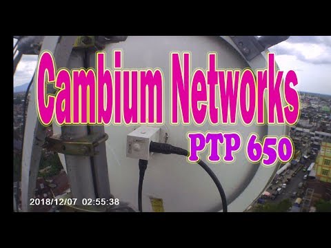 Cambium Networks PTP 650 - Wireless Backhaul - Video Keren Dj - YouTube