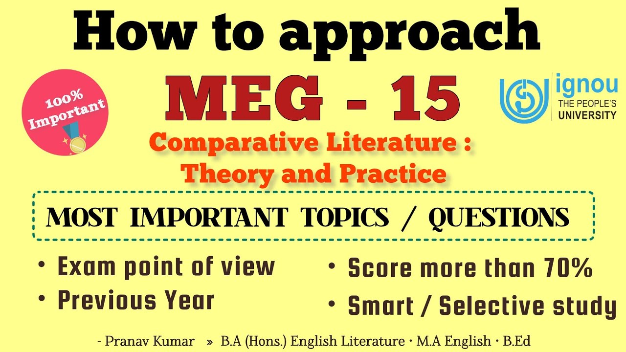 MEG 15 | IGNOU MEG 15 Important Questions, Important topics. How to ...