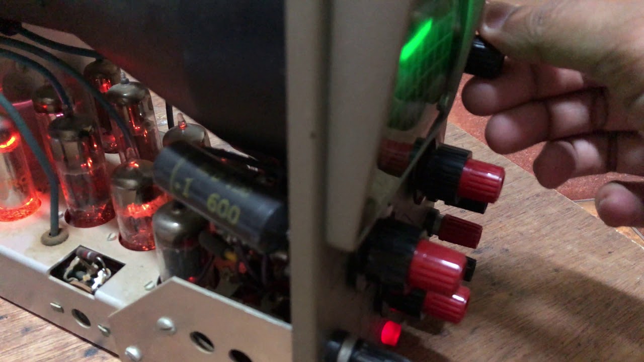 Vintage Heathkit IO-10 oscilloscope first time powering up! - Part 1 ...