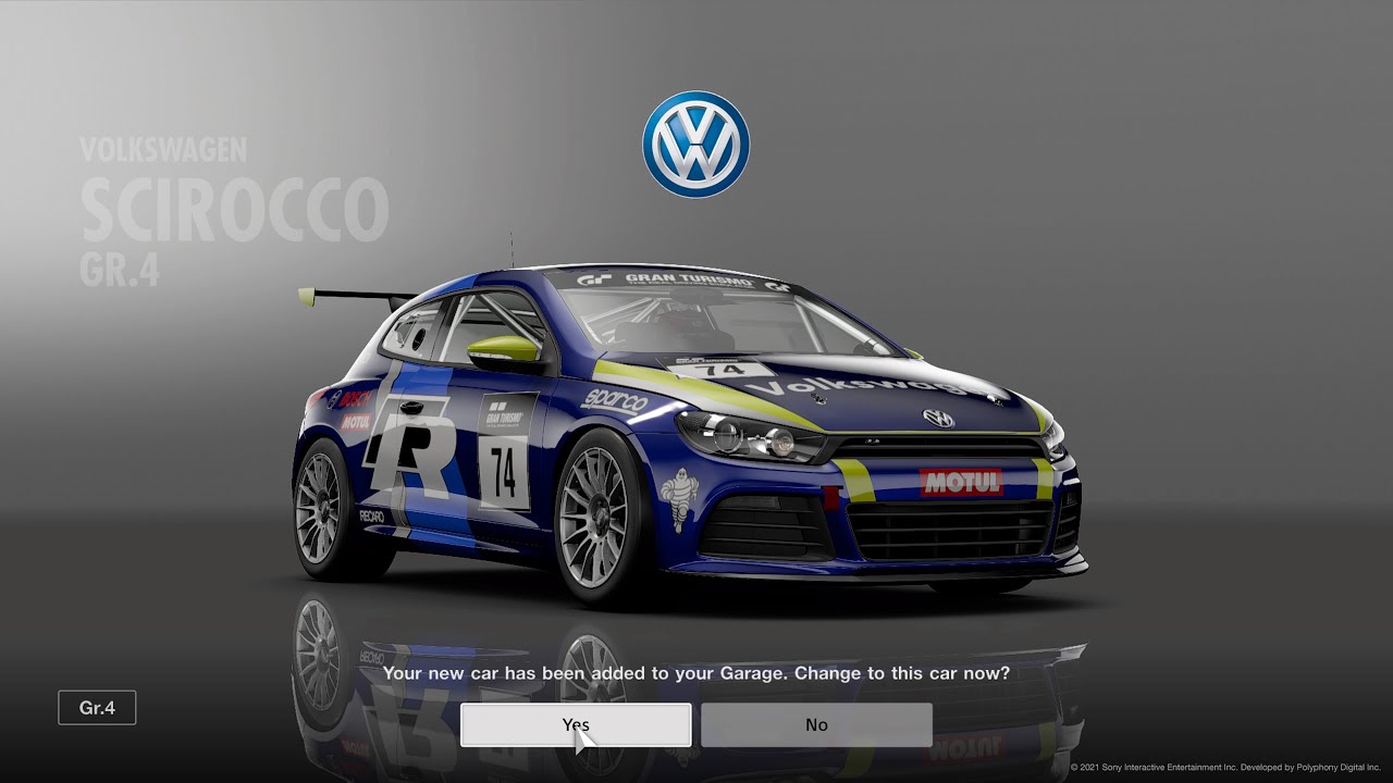 Gran Turismo™SPORT | Volkswagen Scirocco Gr.4 | Test Race - YouTube