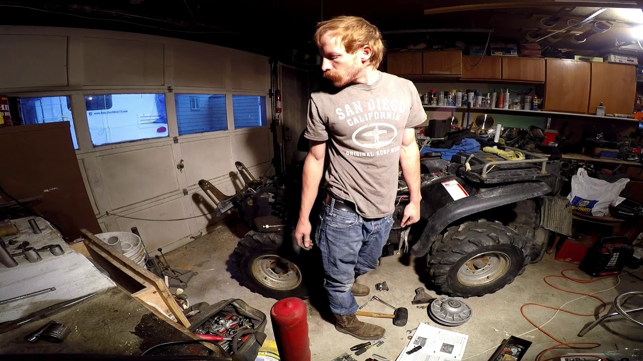 INSTALLING REBUILT MOTOR 2002 POLARIS SPORTSMAN 700 PART 4 - YouTube