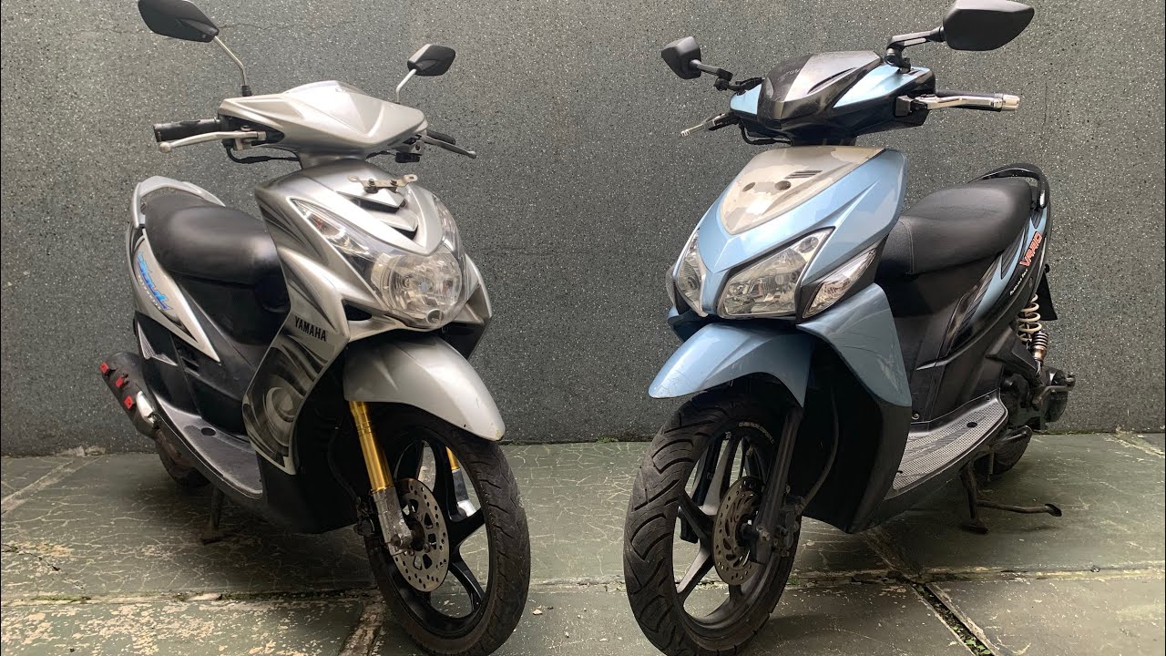 #Ngoceh Yamaha Mio Soul 2007 vs Honda Vario 110 karbu 2006 - YouTube