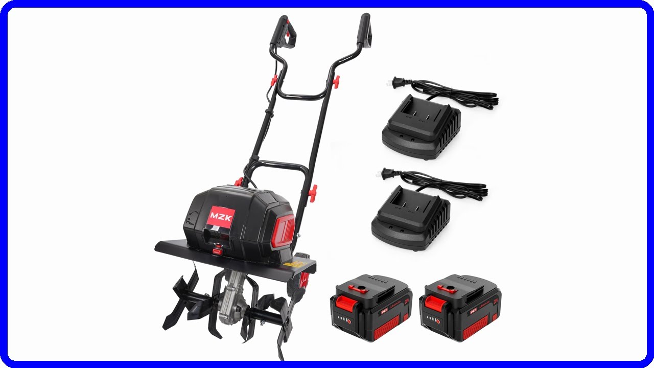 REVIEW (2026): MZK 40V Cordless Garden Tiller. ESSENTIAL details. - YouTube