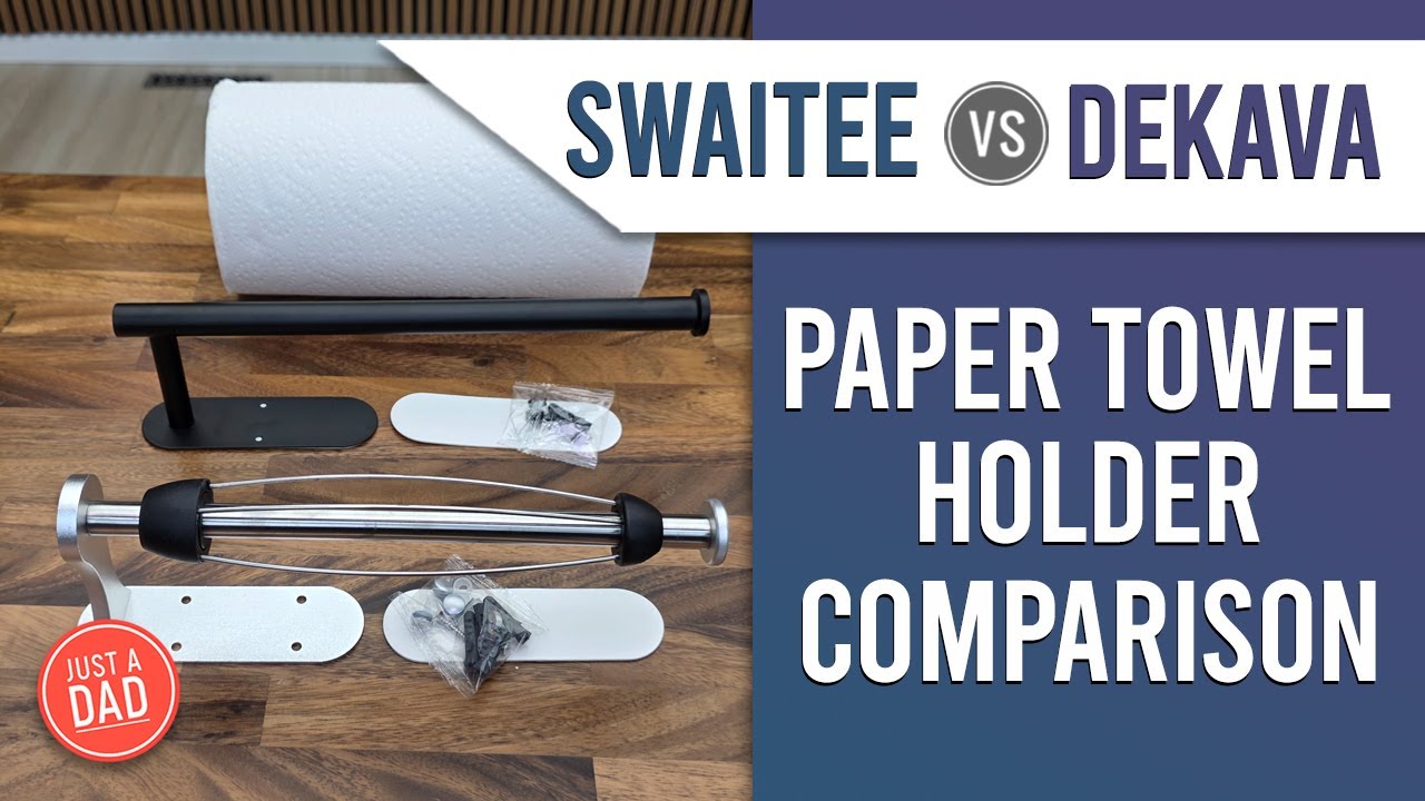 Swaitee vs DEKAVA Paper Towel Holder COMPARISON - YouTube