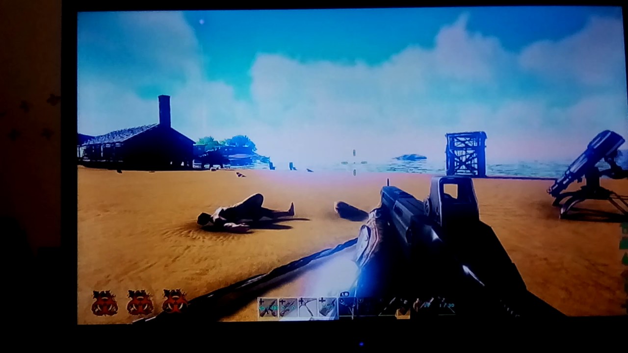 How to spawn rocket launcher and rifle in ark - YouTube