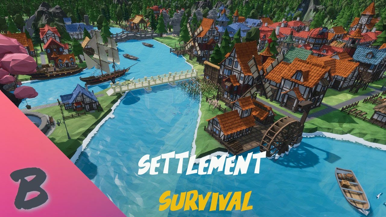 Banished inspired settlement builder | SETTLEMENT SURVIVAL | Pt 4 - YouTube