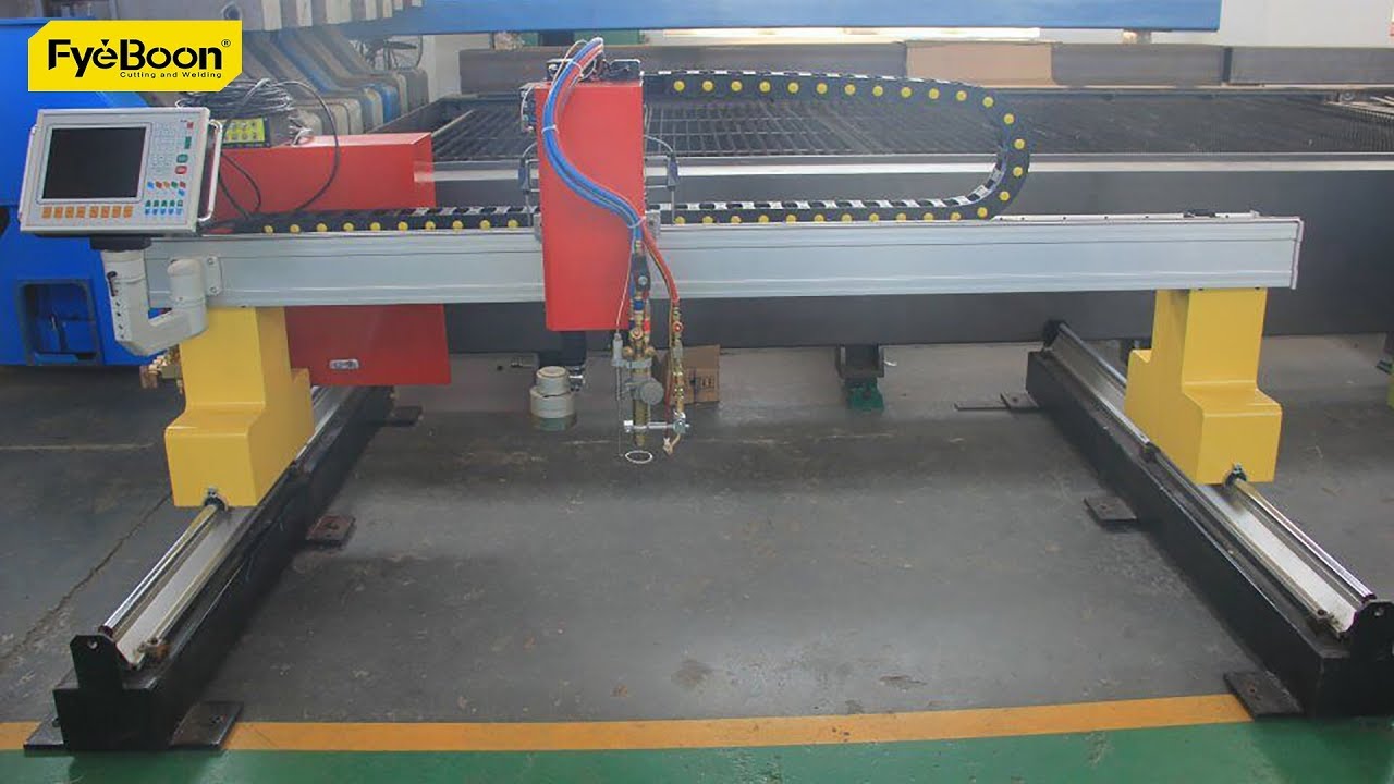 FyeBoon - Mini Gantry CNC Plasma Cutter - Test - YouTube