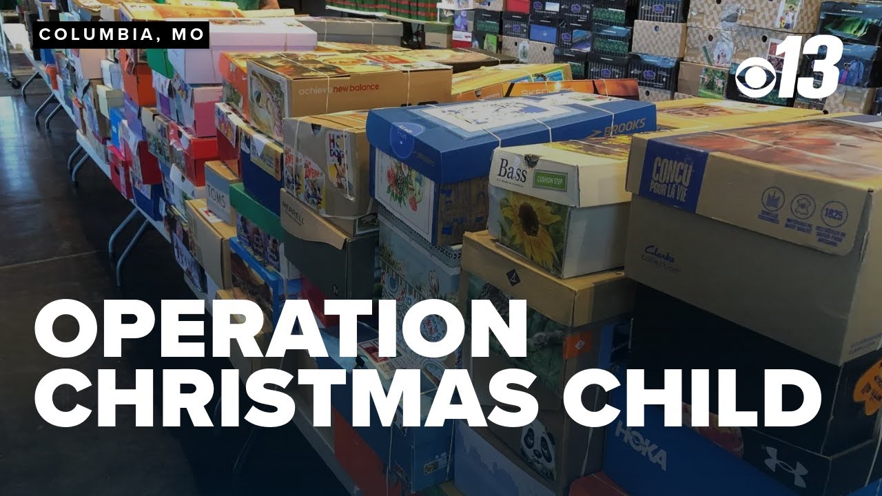 Operation Christmas Child shoebox drop-off locations now open - YouTube